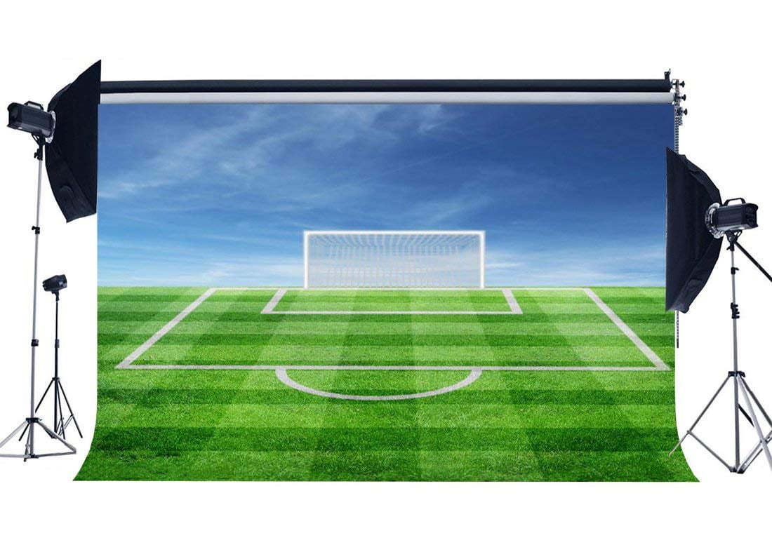 ABPHOTO Polyester 7x5ft Football Field Backdrop Stadium School Game ...