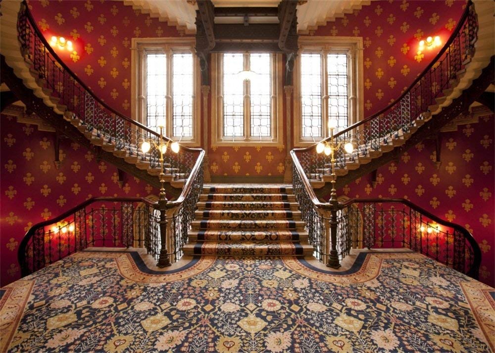 ABPHOTO Polyester 7x5ft Luxurious Palace Backdrop Old Church Castle ...