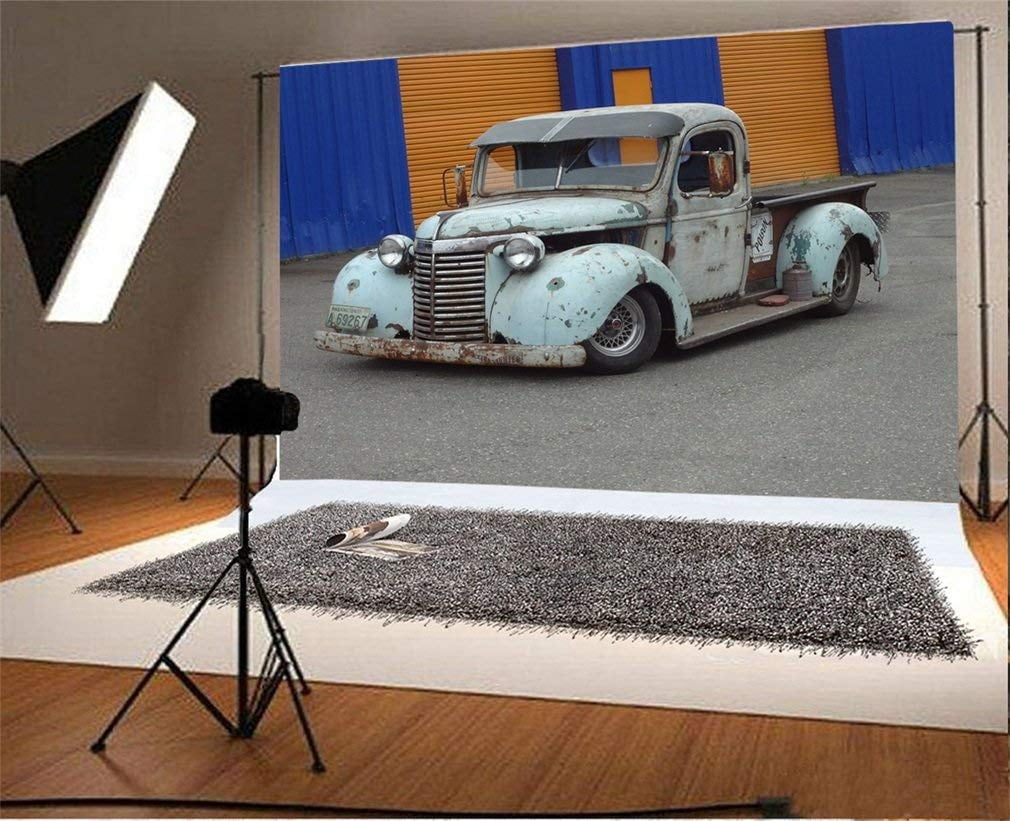 ABPHOTO Polyester 7x5ft Photography Backdrop Abandoned Rusty Vintage ...