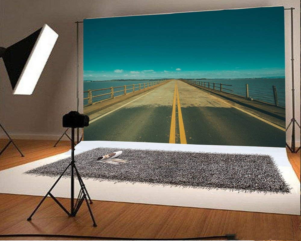 ABPHOTO Polyester 7x5ft Photography Backdrop Weathered Damaged Cement ...