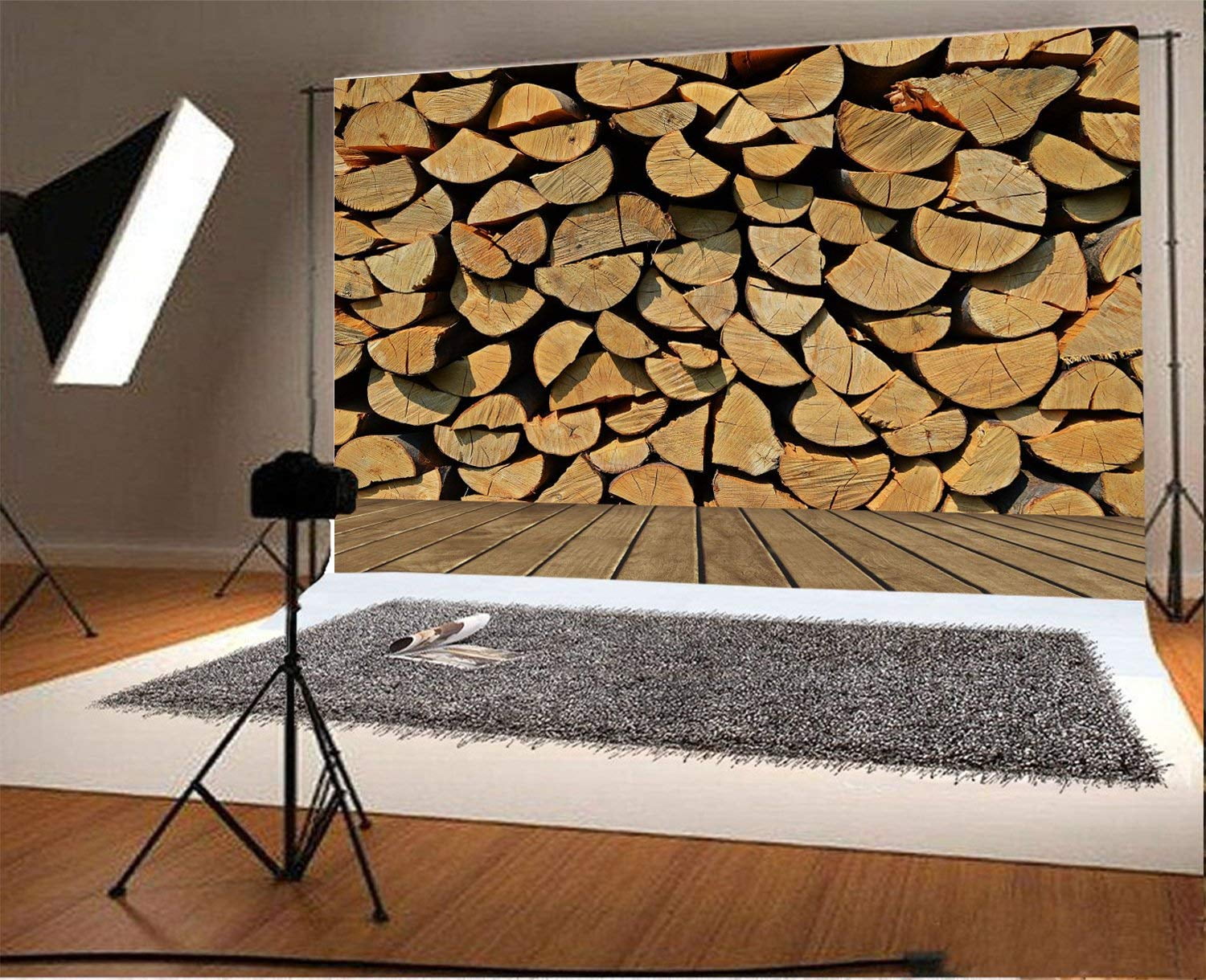 ABPHOTO Polyester 7x5ft Photography Backdrop Weathered Wooden Vintage ...
