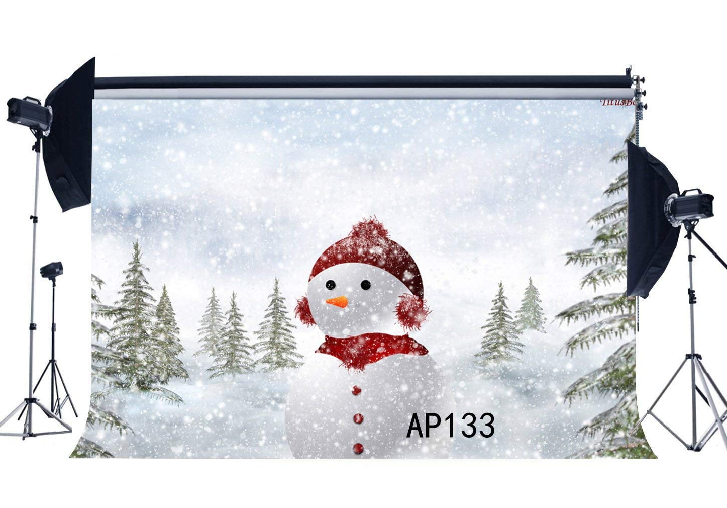 ABPHOTO Polyester 7x5ft Photography Backdrops Christmas Theme Outdoor ...