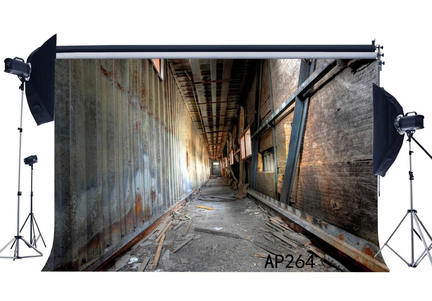 ABPHOTO Polyester 7x5ft Photography Backdrops Retro Factory Shabby Chic ...