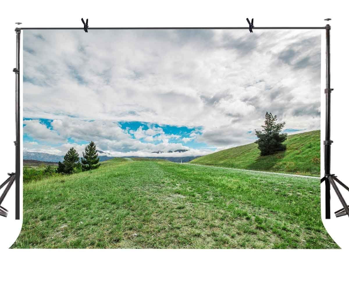 ABPHOTO Polyester 7x5ft Prairie Backdrop Lush Prairie Nature ...