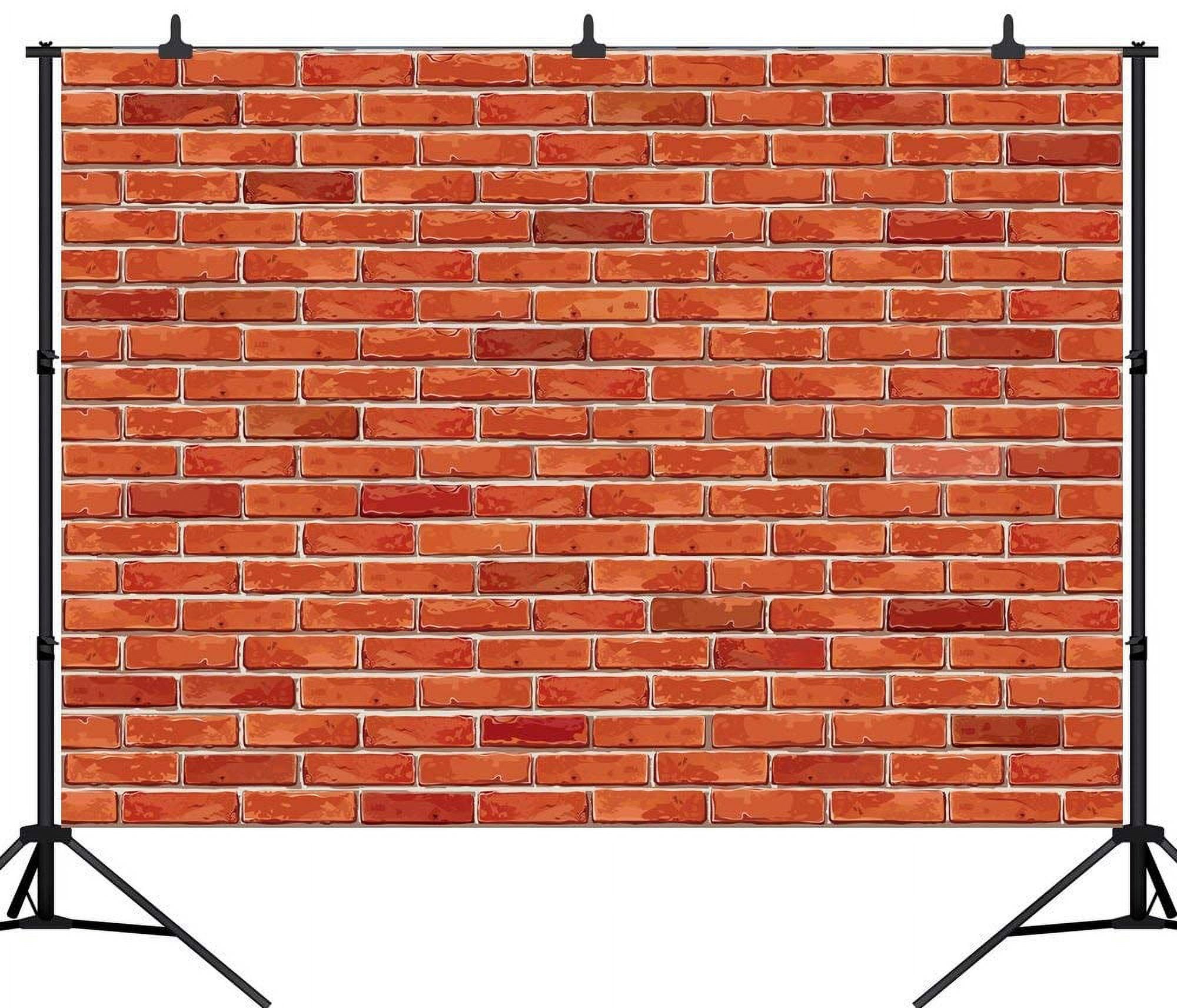 ABPHOTO Polyester 7x5ft Retro Brick Wall Theme Pictorial cloth ...