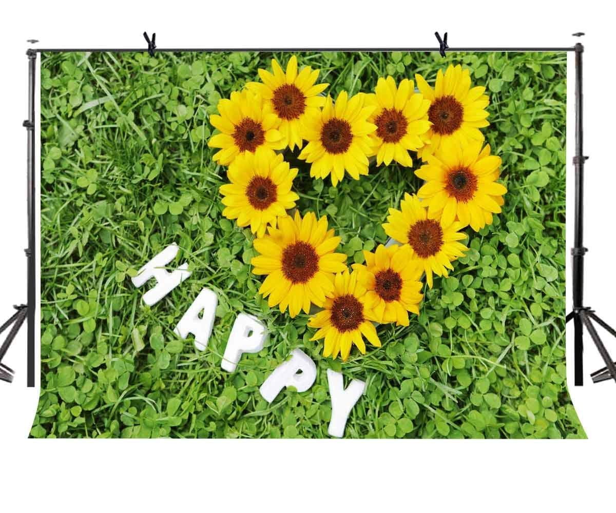 ABPHOTO Polyester 7x5ft Romantic Love Backdrop Romantic Love Happy ...