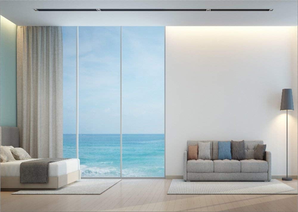 ABPHOTO Polyester 7x5ft Sea View Room Backdrop Seaside Living Room Sofa ...