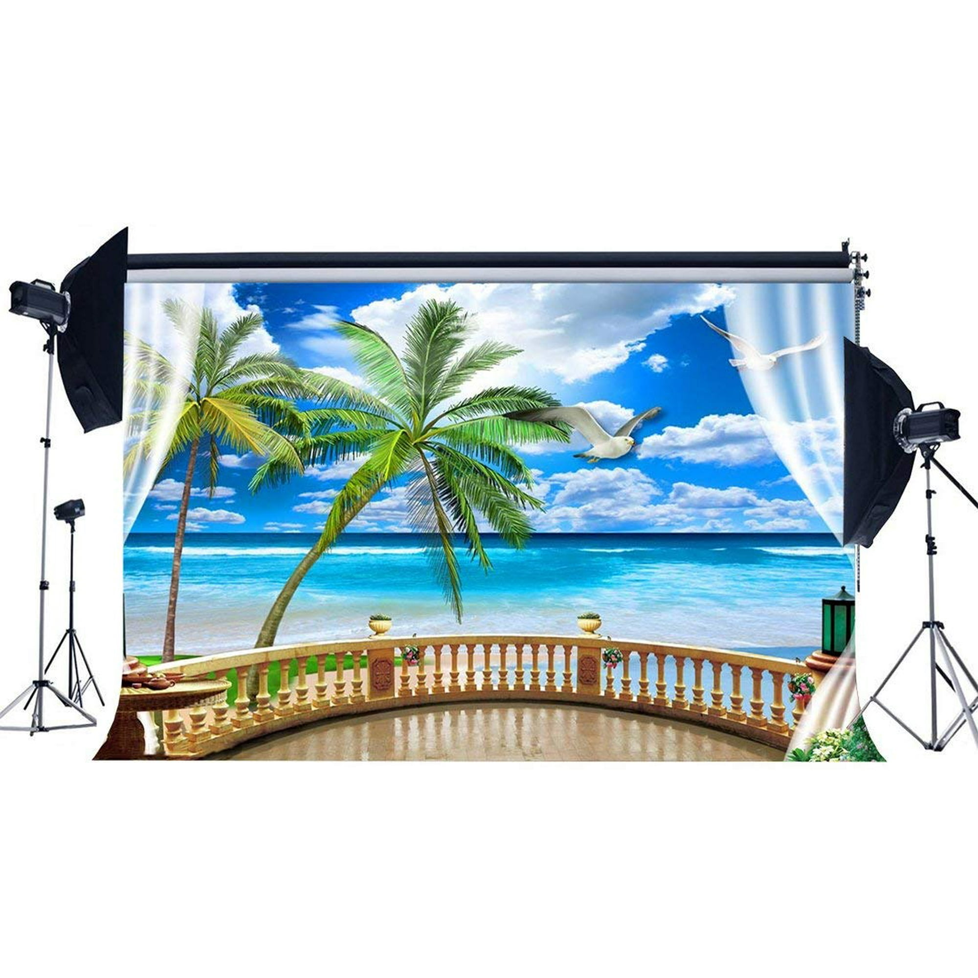 Studio Background Curtains Blue