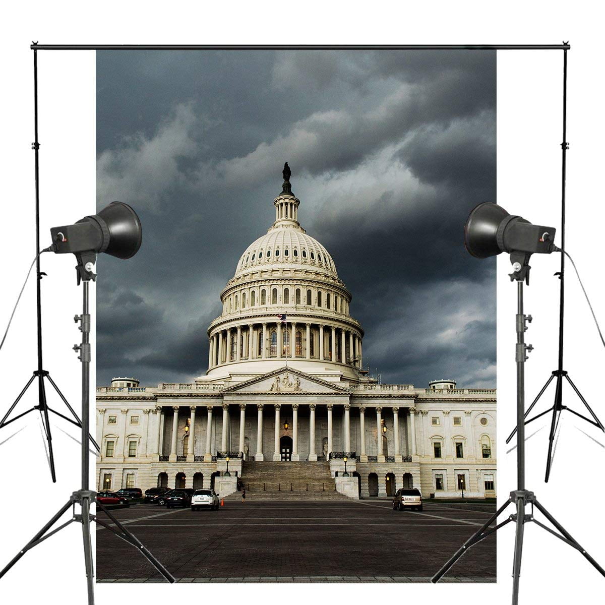 ABPHOTO Polyester American Capitol Photography Background Magnificent ...