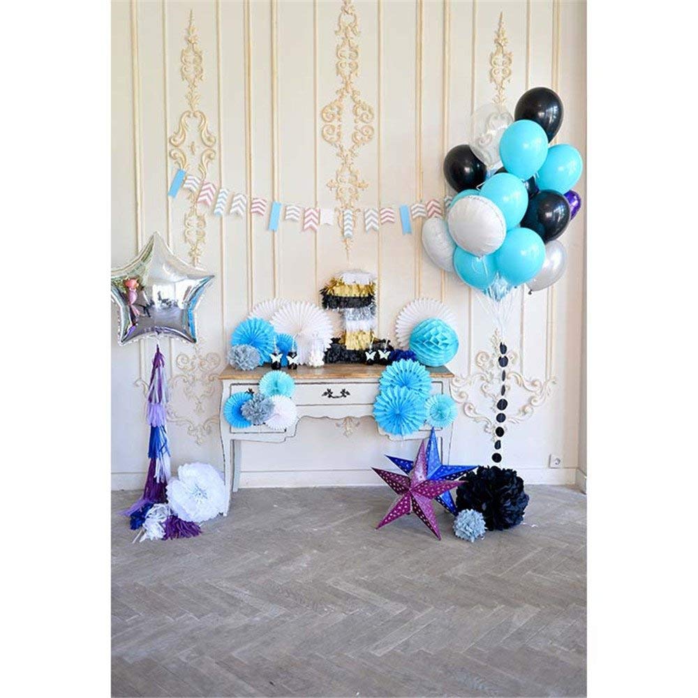 ABPHOTO Polyester Baby Boy's 1st Birthday Party Photo Backdrop Paper ...