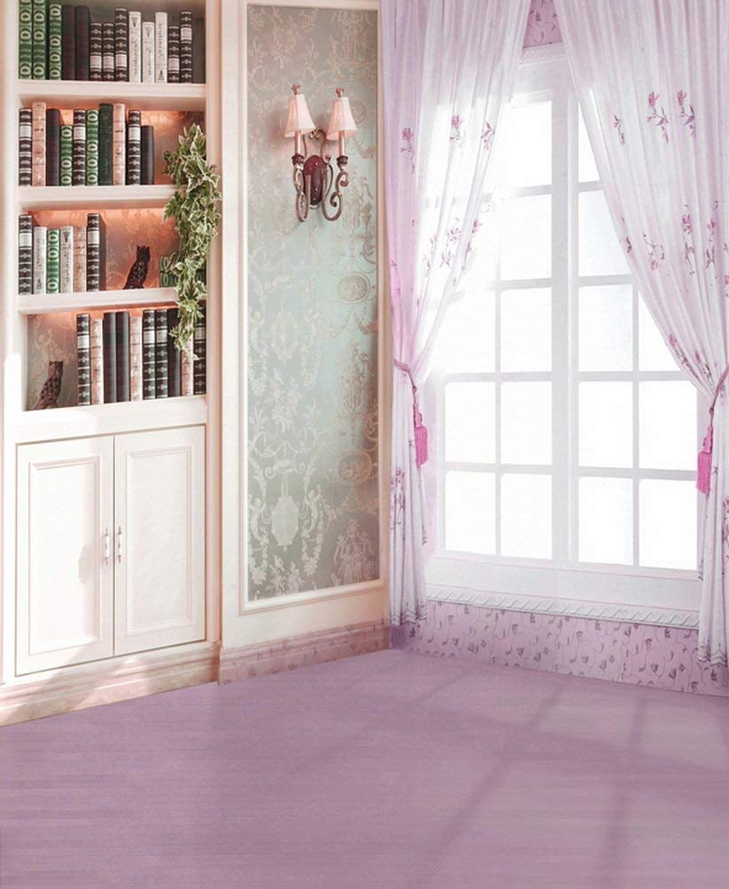 ABPHOTO Polyester Books Window Photography Backdrops Photo Props Studio ...