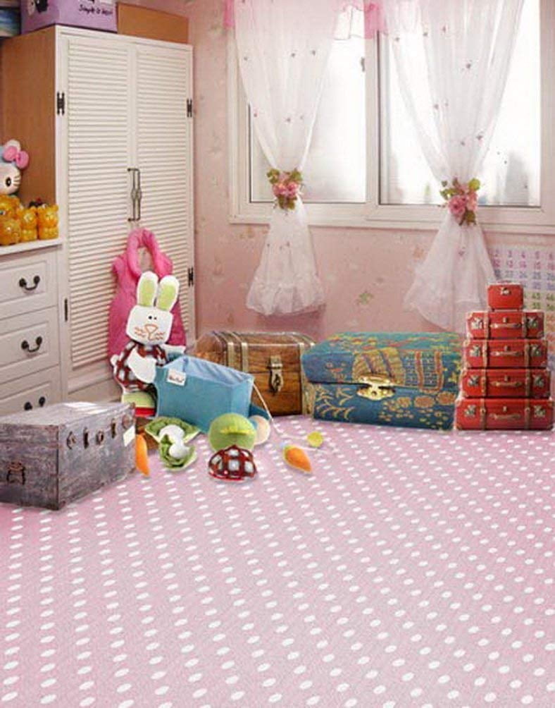 ABPHOTO Polyester Children Bedroom Cartoon Rabbit Photography Backdrops ...