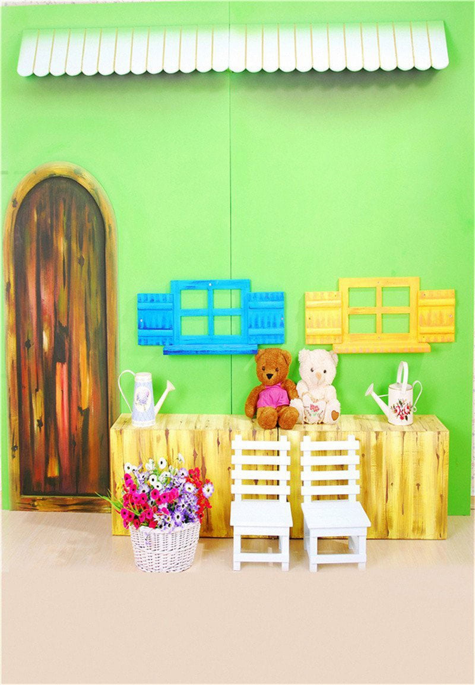 ABPHOTO Polyester Children Photography Backdrops Fantasy Bear Baby ...
