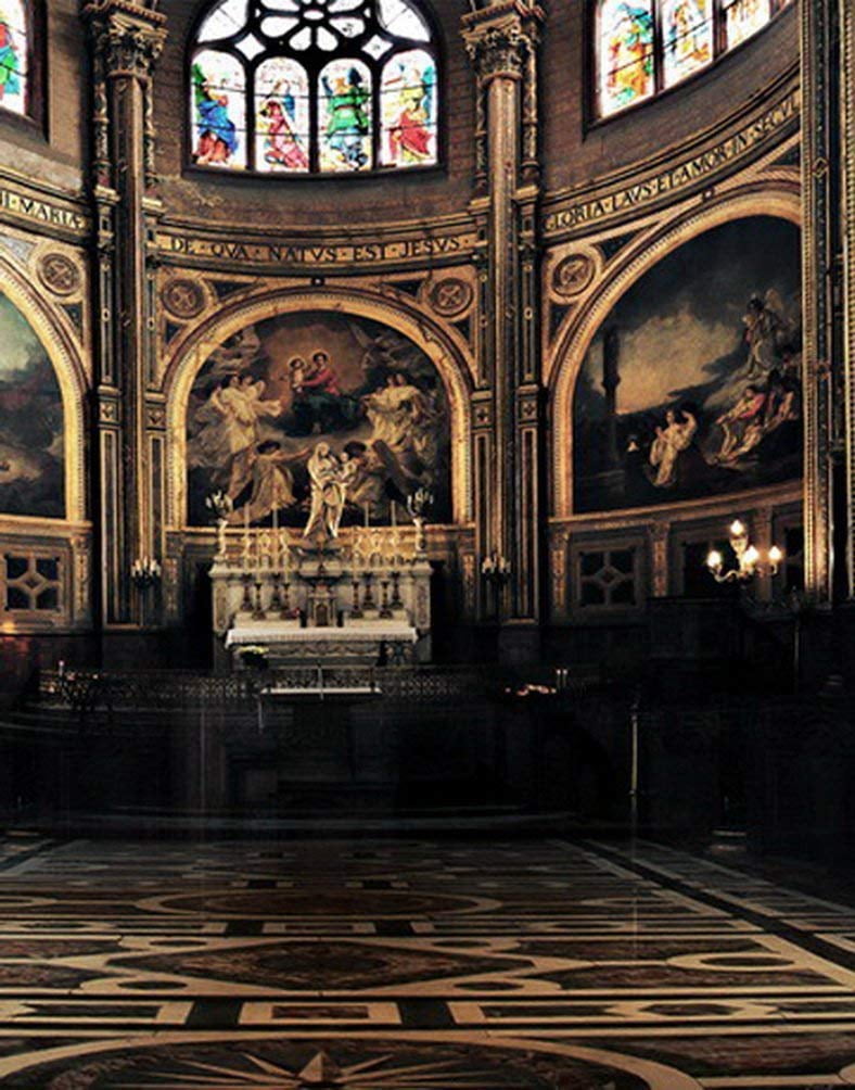 ABPHOTO Polyester Church Photography Backdrops Photo Props Studio ...