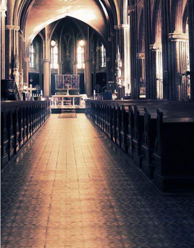 ABPHOTO Polyester Church Photography Backdrops Photo Props Studio ...