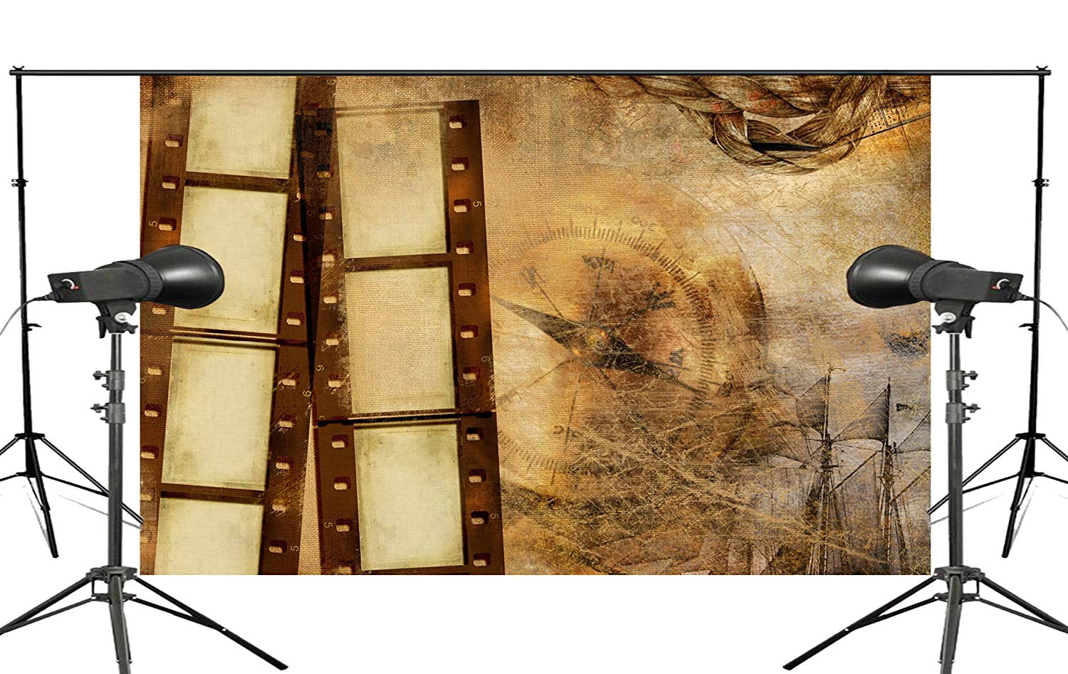 ABPHOTO Polyester Exquisite Old Wallpaper Wall Painting with Roll ...