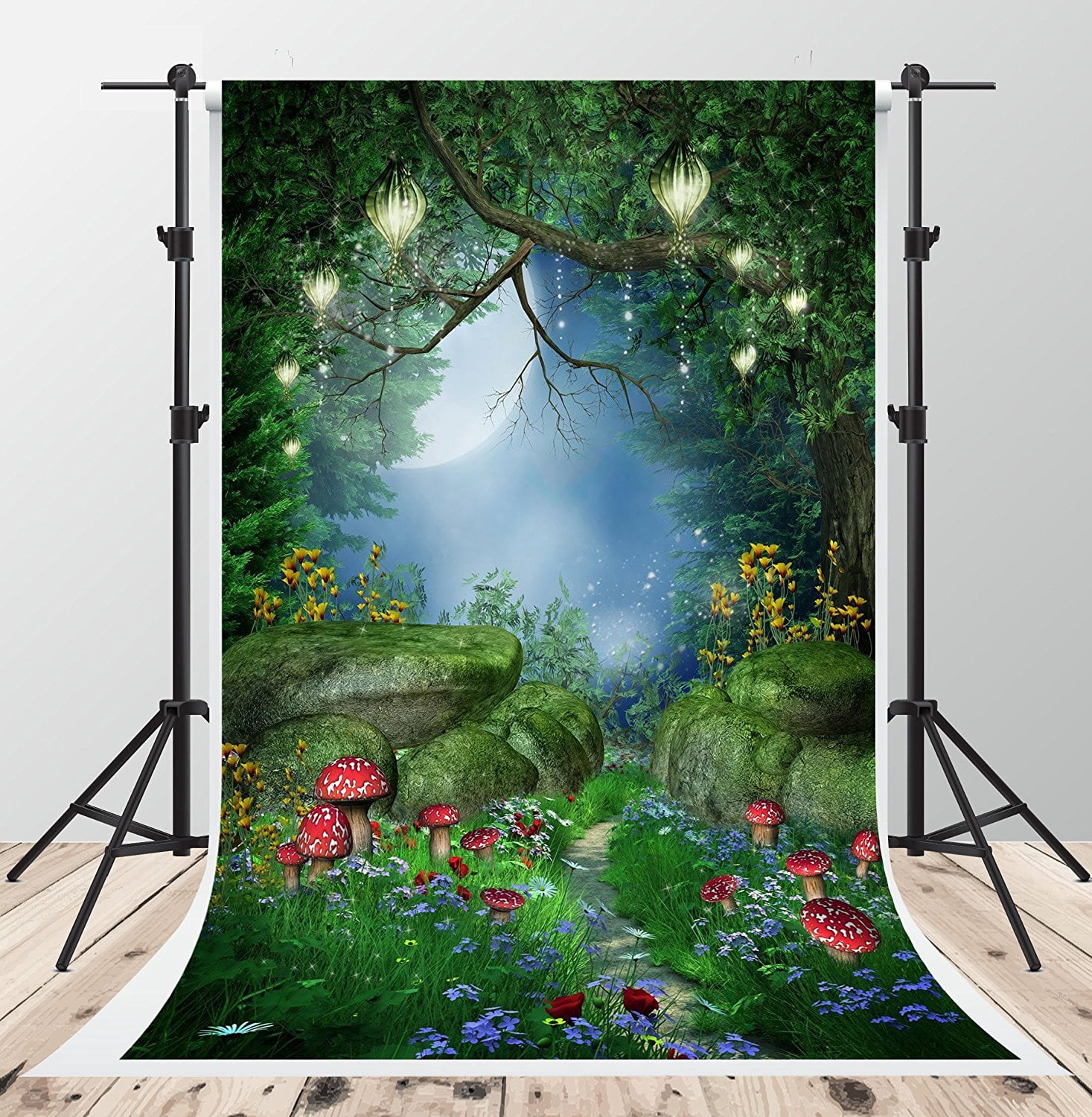 ABPHOTO Polyester Fairytale Photography Backdrops Dreamlike Forest ...