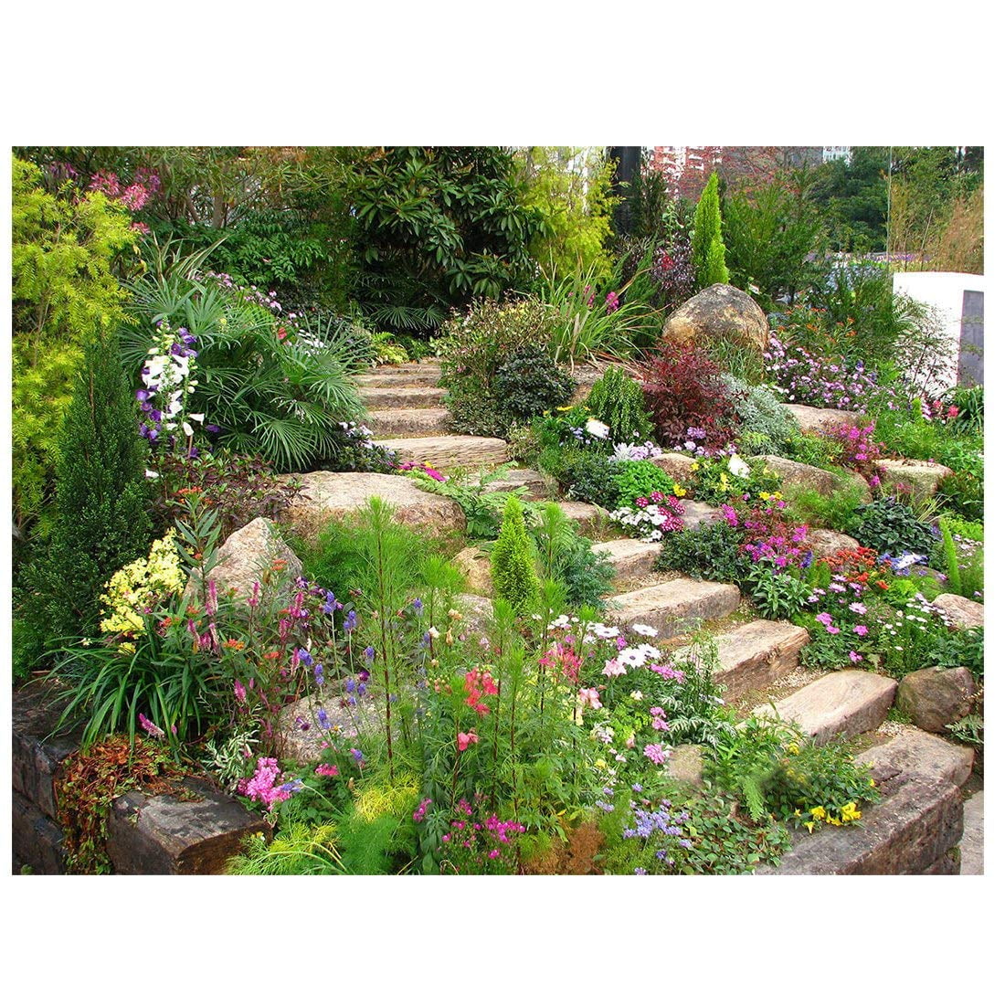 ABPHOTO Polyester Garden Background Studio Garden Backdrop Photography ...