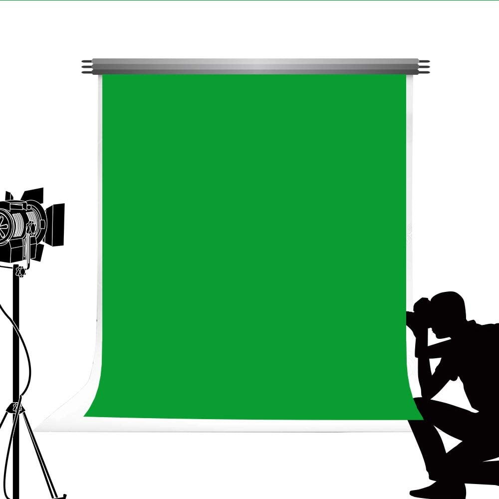 ABPHOTO Polyester Green Screen Photo Backdrop Professional Portable ...