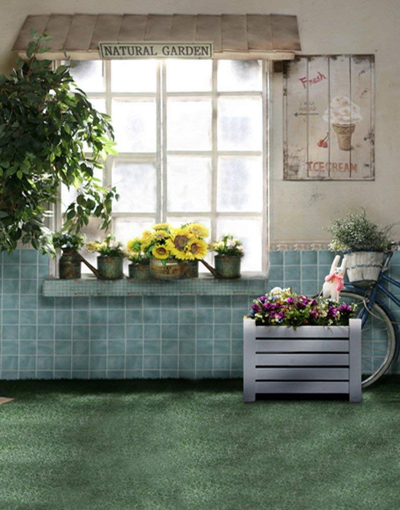 ABPHOTO Polyester Indoor Photography Backgrounds Window Wall Floor ...