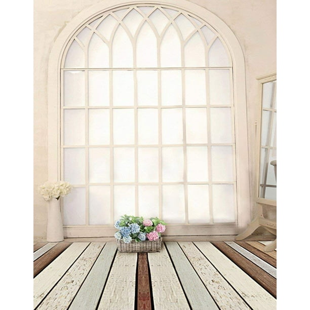 ABPHOTO Polyester Indoor Photography Backgrounds Window Wall Floor ...