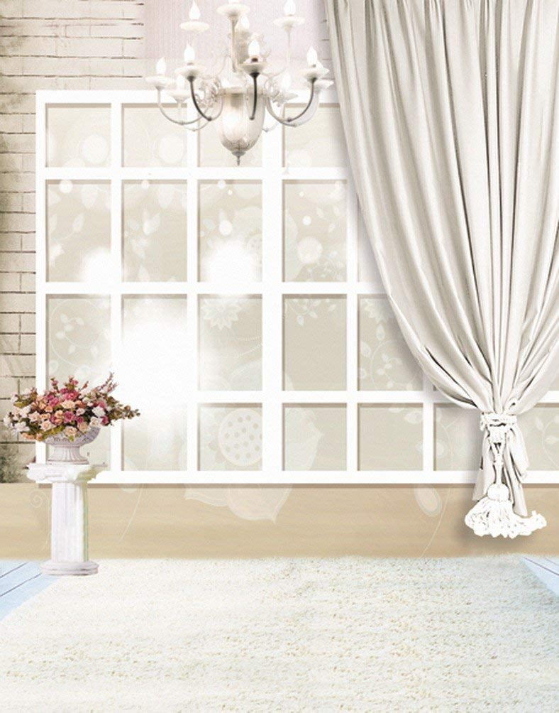 ABPHOTO Polyester Indoor Photography Backgrounds Window Wall Floor ...