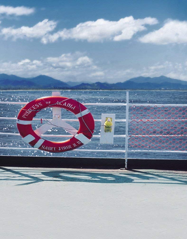 ABPHOTO Polyester Lake Sea Boat Photography Backdrops Photo Props ...