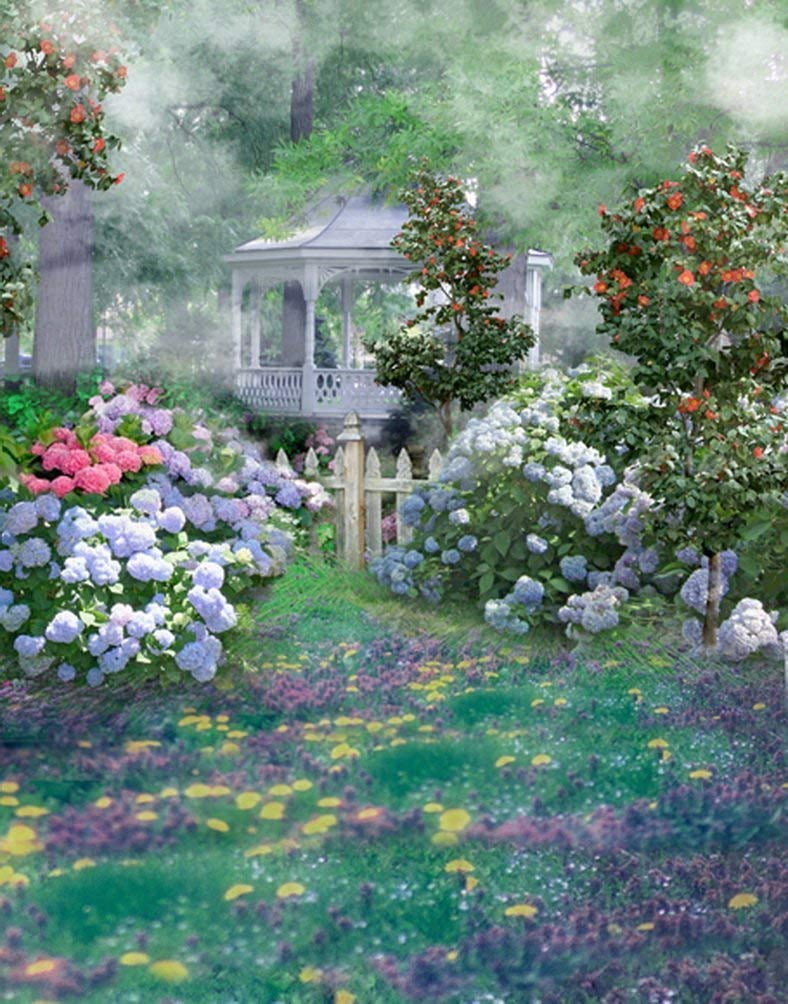 ABPHOTO Polyester Meadow Flowers Photography Backdrops Photo Props ...