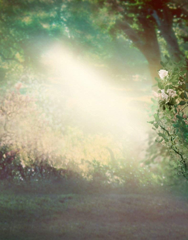 ABPHOTO Polyester Nature Tree Flowers Photography Backdrops Photo Props ...