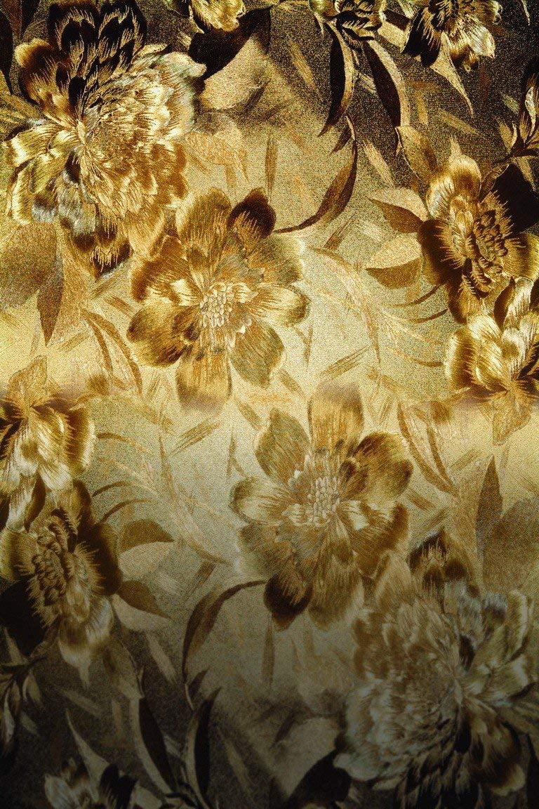 ABPHOTO Polyester Newborn Baby Photo Backgrounds 3D Golden Flower ...