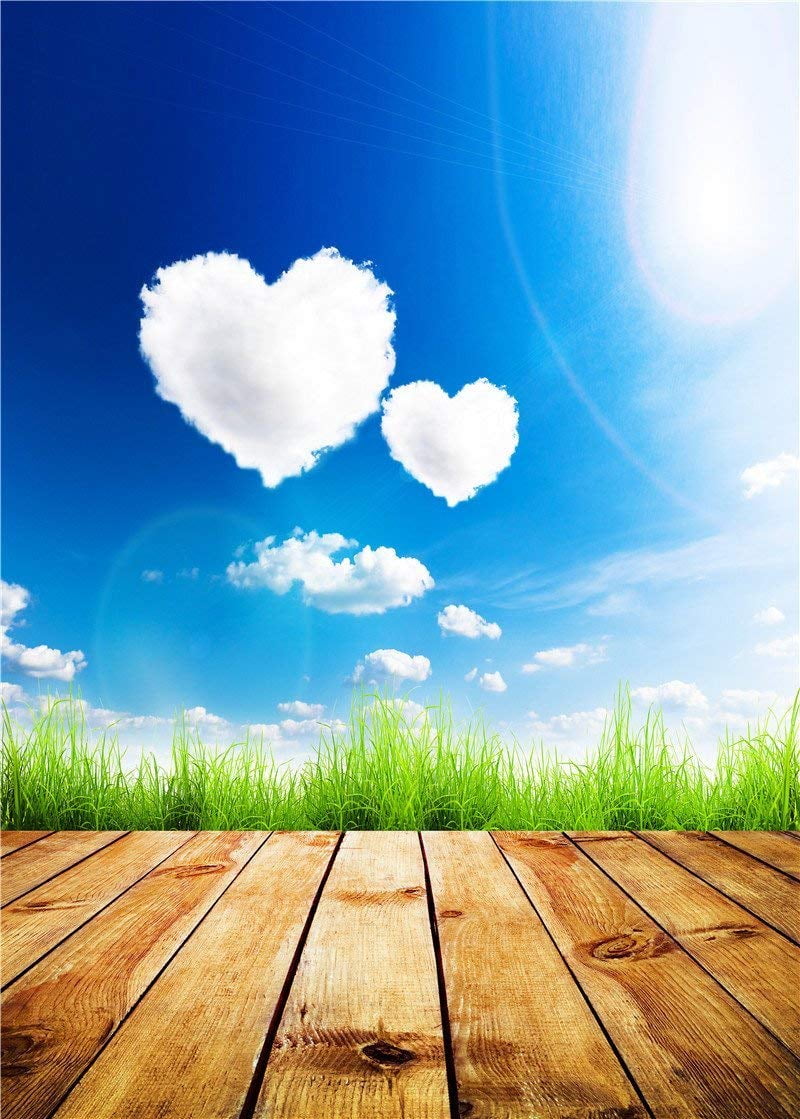 ABPHOTO Polyester Photo Backdrops Children Photo Studio Props Wooden ...
