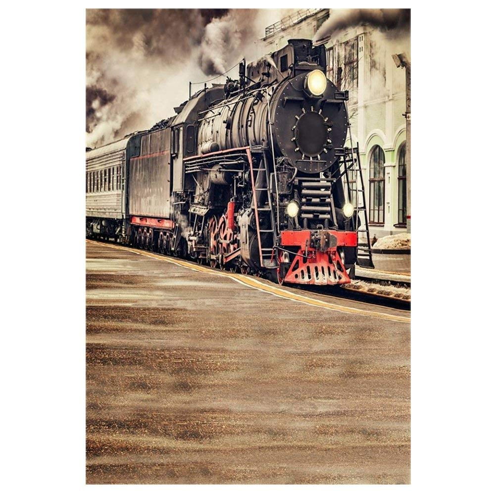 ABPHOTO Polyester Photography Backdrop 5x7ft Background The Old Steam ...