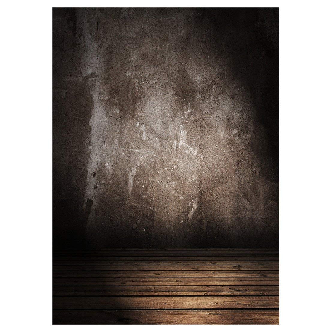 ABPHOTO Polyester Retro Background Retro Background Wood Floor Photo ...