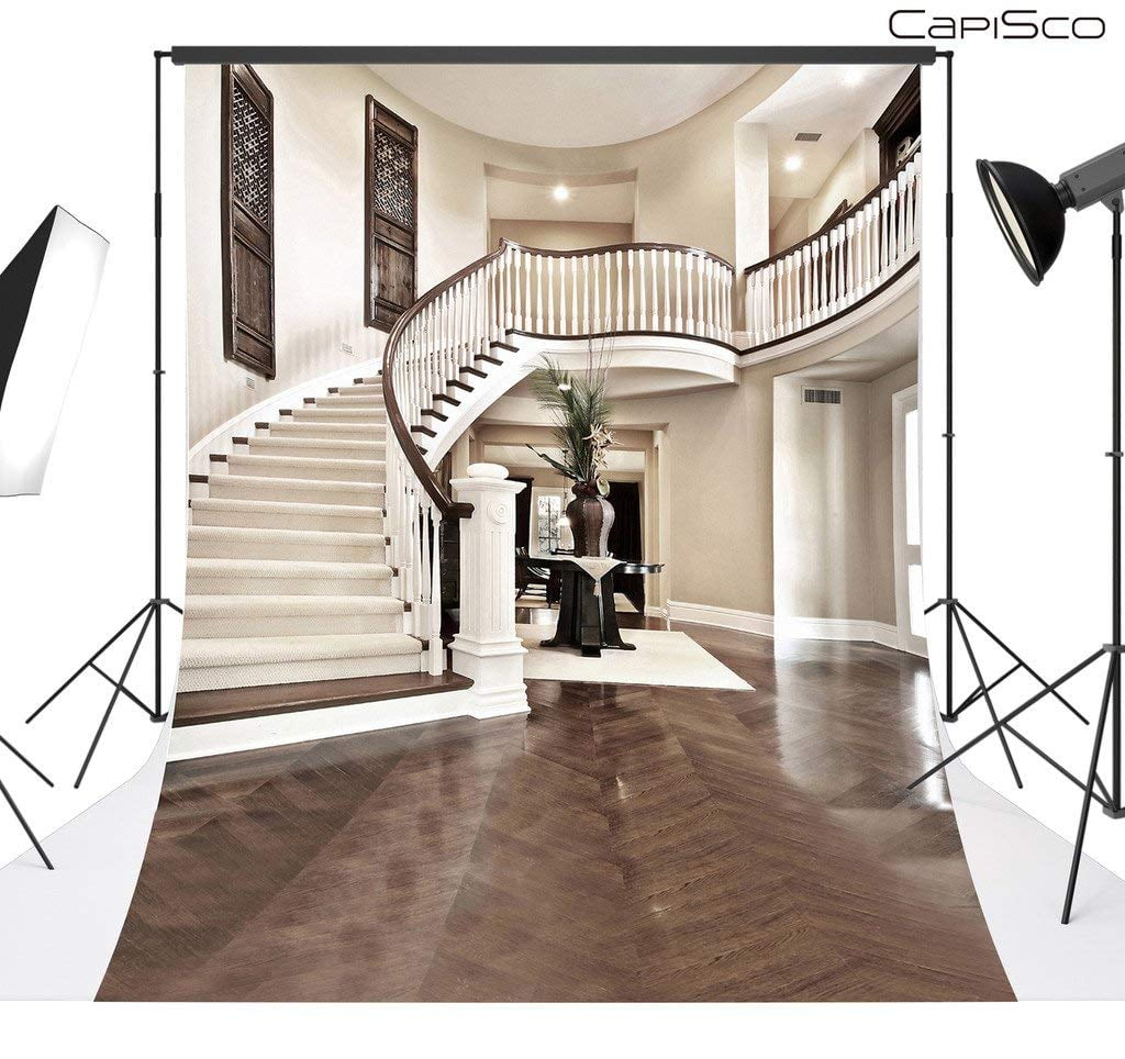 ABPHOTO Polyester Spiral staircase 5x7ft Indoor Studio Photography ...