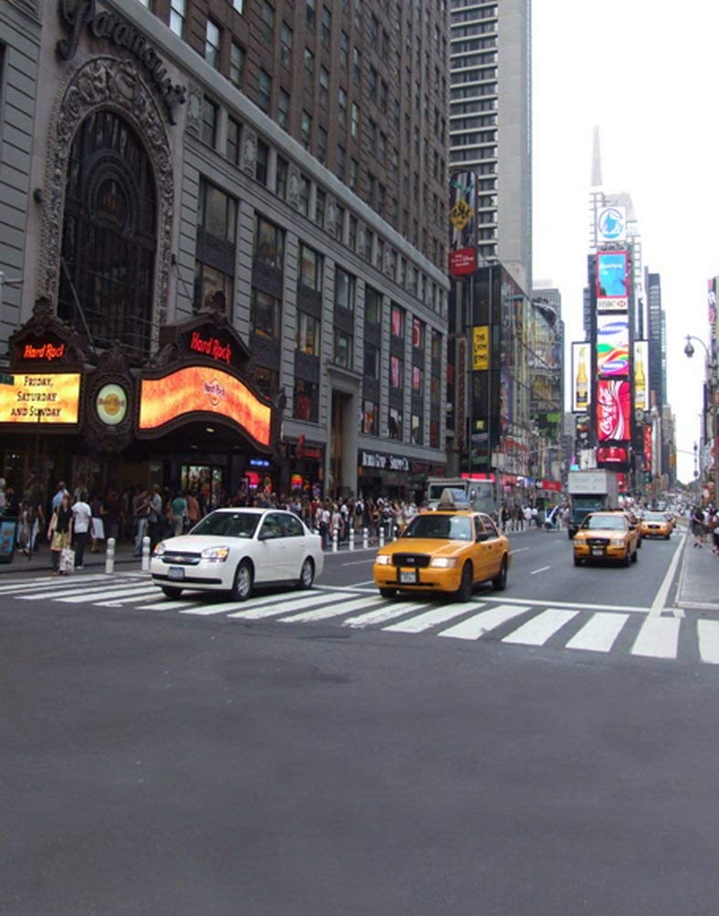 ABPHOTO Polyester Street View Road Buildings Photography Backdrops ...