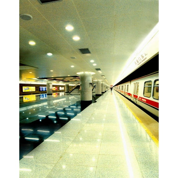 ABPHOTO Polyester Subway Photography Backdrops Photo Props Studio ...