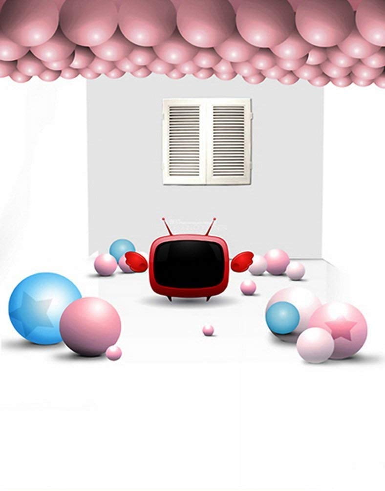 ABPHOTO Polyester TV Ball Photography Backdrops Photo Props Studio ...