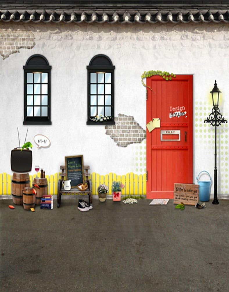 ABPHOTO Polyester TV House Photography Backdrops Photo Props Studio ...