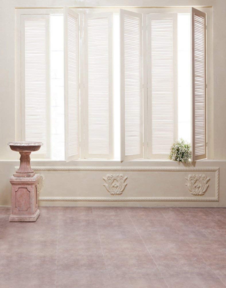 ABPHOTO Polyester White Room Window Photography Backdrops Photo Props ...