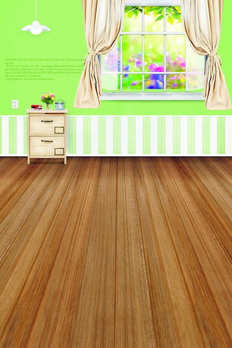 ABPHOTO Polyester Wooden Floor Indoor Theme 5x7ft Photography Backdrops ...