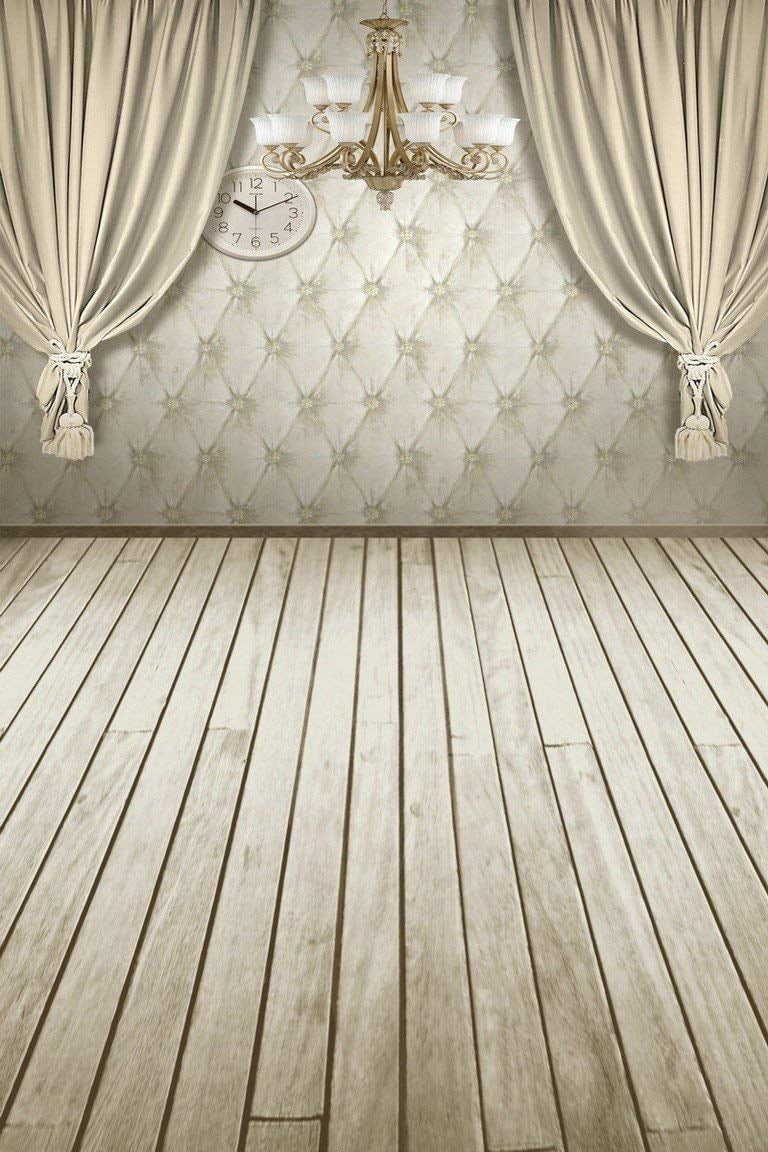ABPHOTO Polyester Wooden Floor Indoor Theme 5x7ft Photography Backdrops ...