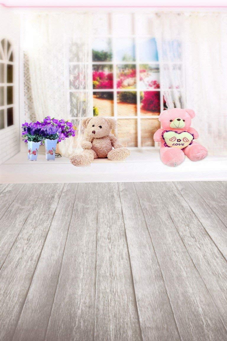 ABPHOTO Polyester Wooden Floor Indoor Theme 5x7ft Photography Backdrops ...