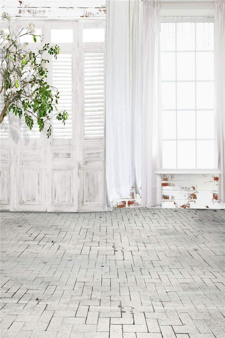 ABPHOTO Polyester Wooden Floor Indoor Theme 5x7ft Photography Backdrops ...