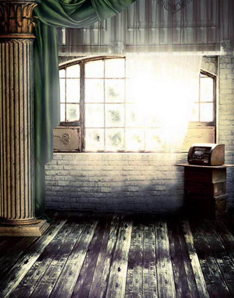 ABPHOTO Polyester Wooden Floor Room Photography Backdrops Photo Props ...