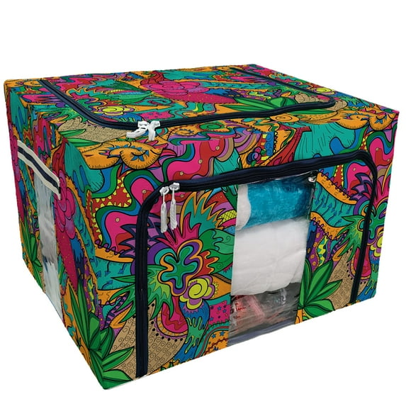 ABPHQTO Abstract Drawing Stoner Art Storage Bag Clear Window Storage ...