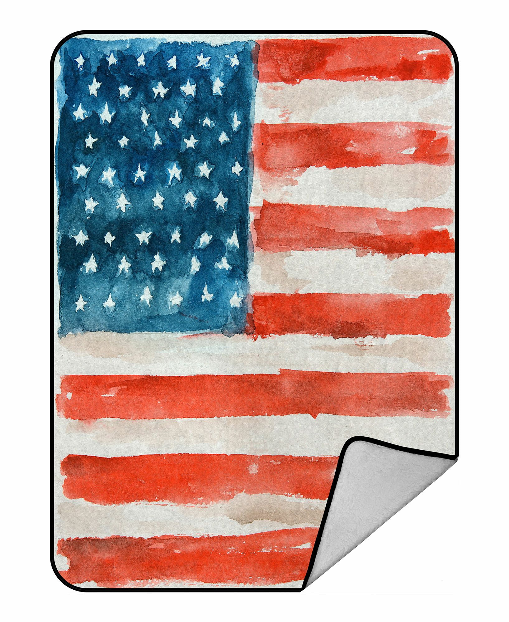 ABPHQTO American Flag Usa Flag National Holidays Patriotic Art Fleece ...