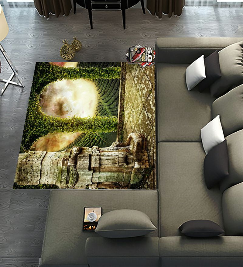 ABPHQTO Beautiful Fairy Tale View Of Mystic Landscape Area Rugs 5 x 8ft ...