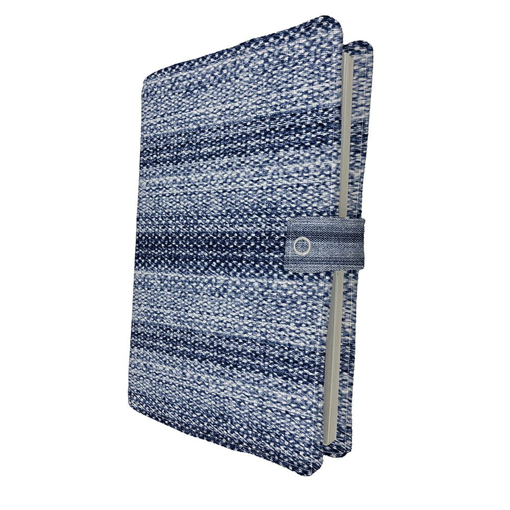 ABPHQTO Brushed Striped Motif Tweed Flecks Book Cover Book Protector ...