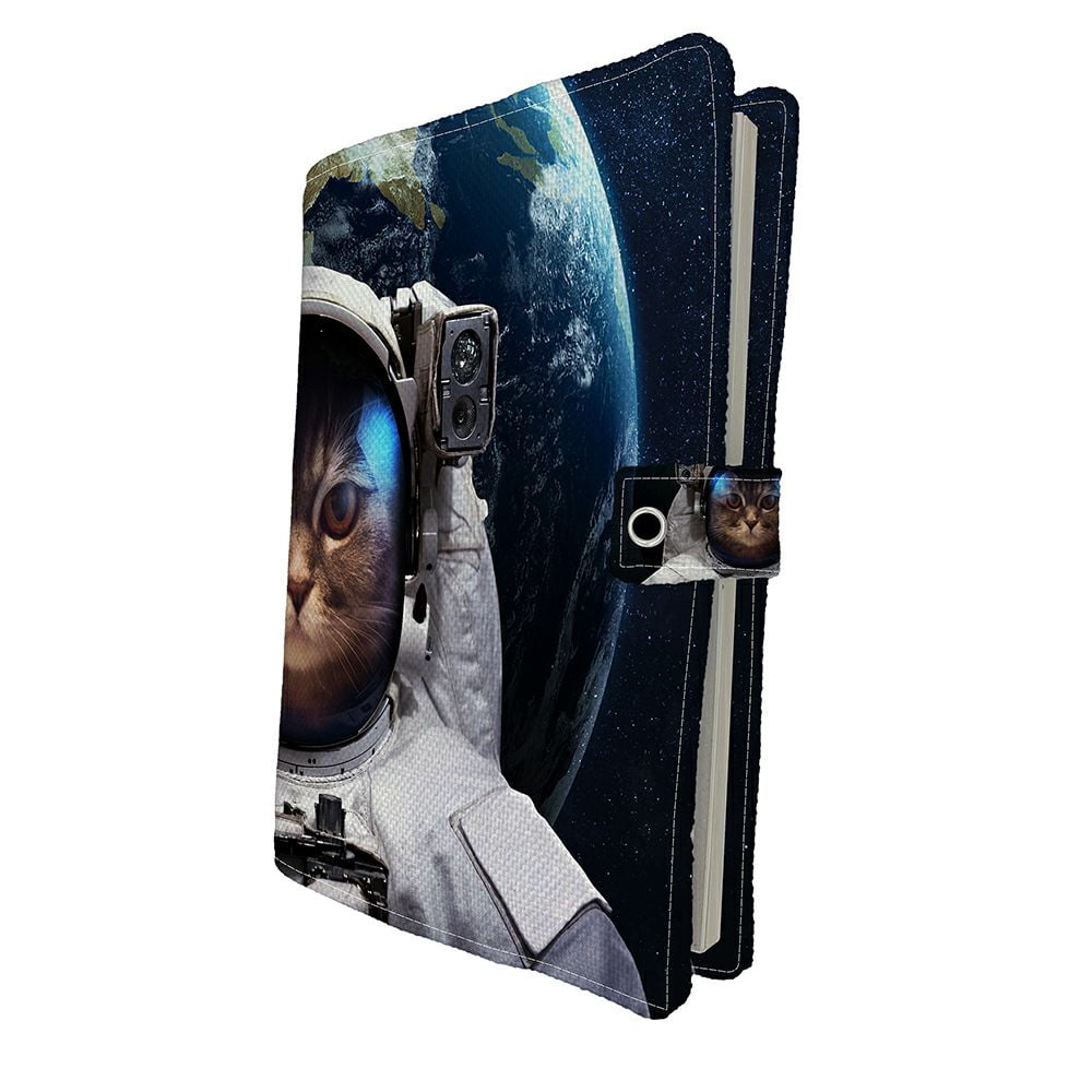 ABPHQTO Cat Astronaut Outer Space Spacewalk Book Cover Book Protector ...