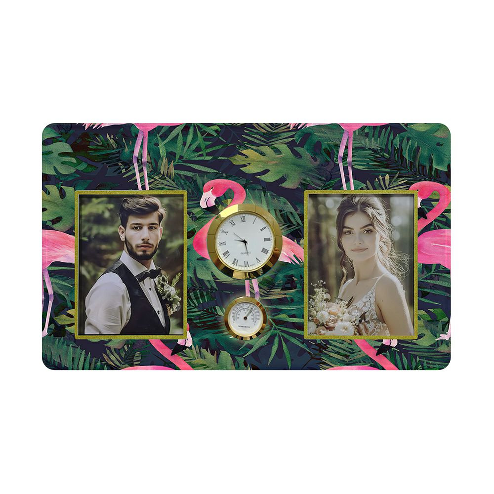 ABPHQTO Colorful Flamingo Tropical Leaves Family Couple Photo Picture ...